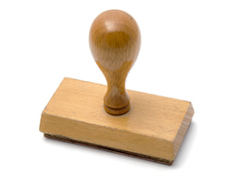 Flyers.Paris - Cachets - Tampons en bois - mécanique ou plastique